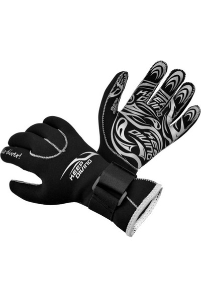 Top Sport 3mm Neopren Dalış Eldiveni M - Siyah (Yurt Dışından)