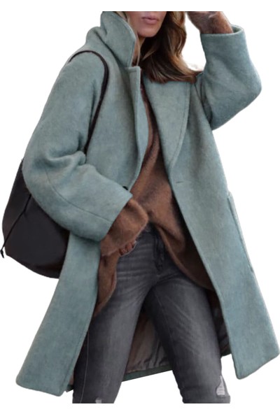 Farfi Kadın Büyüleyici Yün Hırka Ceket (Yurt Dışından)