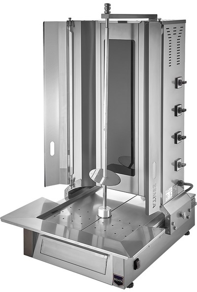 Remta Elektrikli Döner Ocağı Makinası 4 Radyanlı Alttan Motor Cam Remta Elektrikli Döner Ocağı Makinası 4 Radyanlı Alttan Motor Cam
