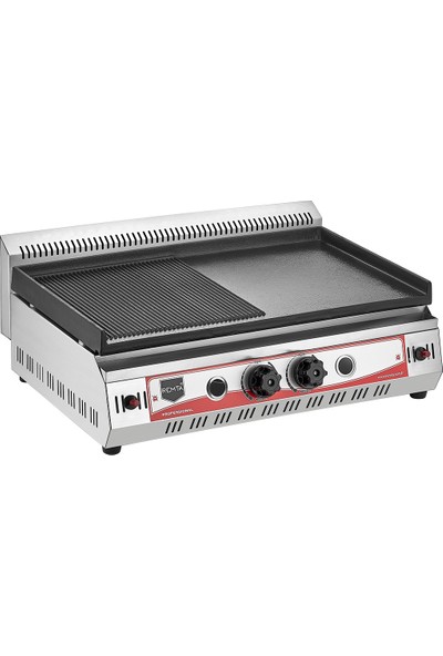 Remta Doğalgazlı Izgara Makinesi Döküm 70 Cm Ce Belgeli Büyük Boy