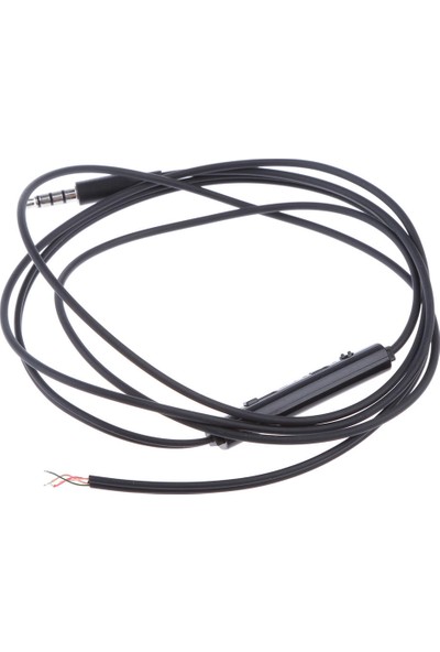 Prettyia 3.5mm Kulaklık Ses Kablosu Bağlayıcı Kulaklık Onarım Yedek Tel Mic (Yurt Dışından)