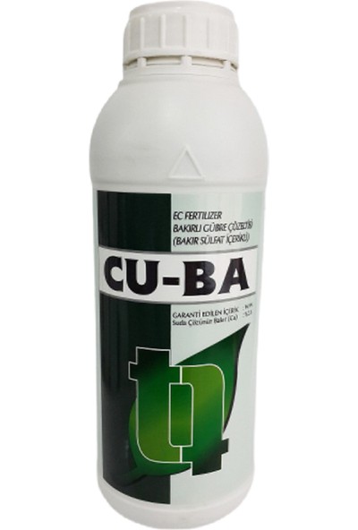Cu-Ba 1 Litre Bakır Sülfat Içerikli Gübre Çözeltisi