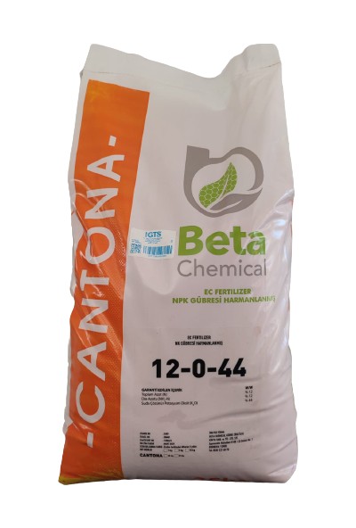Cantona 12-0-44 Npk Gübresi Harmanlanmış 25 kg Gübre