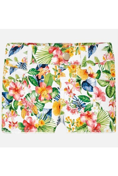 Mayoral 1228 Mayoral Kız Bebek Çiçekli Şort 1228