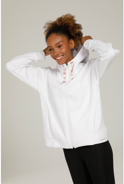 Lumberjack CT672 Danıa Detaıled Spor Beyaz Kadın Eşofman Üstü Lumberjack CT672 Danıa Detaıled Spor Beyaz Kadın Eşofman Üstü