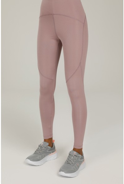 Lumberjack CT688 Carla Flatlock Legg Pastel Mor Kadın Tayt