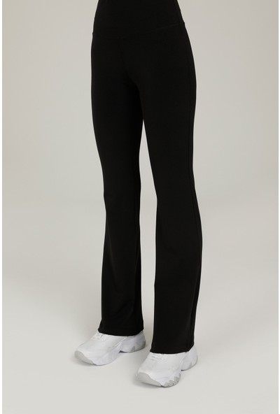 Lumberjack CT680 Vera Yoga Pants 2fx Siyah Kadın Eşofman