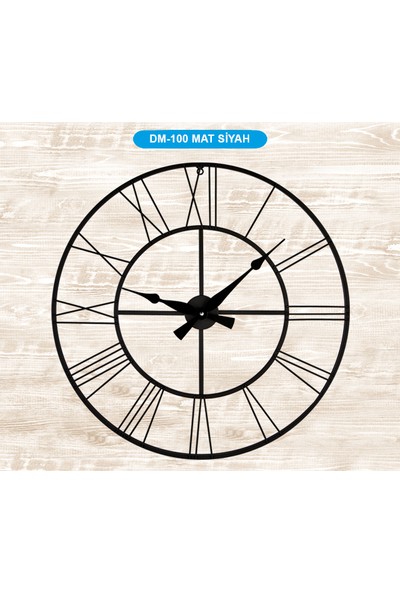 Galaxy DM-100 Metal Kasa Duvar Saati 70 cm Mat Siyah Galaxy DM-100 Metal Kasa Duvar Saati 70 cm Mat Siyah