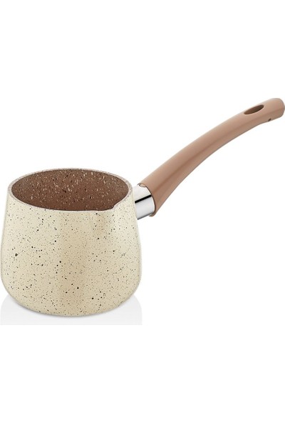 EW's Kitchenware Krem Renk Granit Küçük Boy Cezve EW's Kitchenware Krem Renk Granit Küçük Boy Cezve