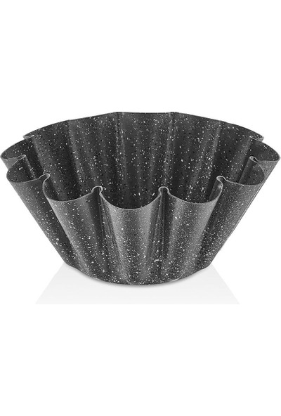 EW's Kitchenware Gri Yonca Şekilli 24 cm Kek Kalıbı