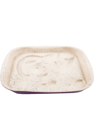EW's Kitchenware Mor Krem Köşeli Granit Kek Kalıbı EW's Kitchenware Mor Krem Köşeli Granit Kek Kalıbı
