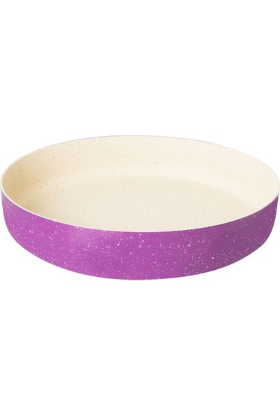 EW's Kitchenware 28 cm Mor Renk Granit Fırın Tepsi EW's Kitchenware 28 cm Mor Renk Granit Fırın Tepsi
