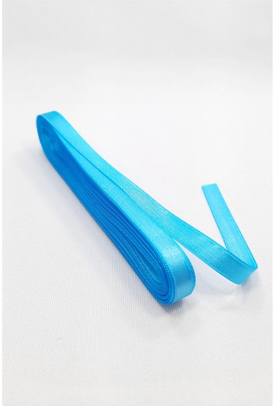 Kamus 1cm Turkuaz Saten Kurdele 10MT Kamus 1cm Turkuaz Saten Kurdele 10MT