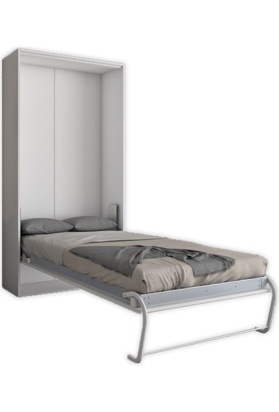 Fms Tek Kişilik Dikey Açılır Duvar Yatağı Fms Tek Kişilik Dikey Açılır Duvar Yatağı
