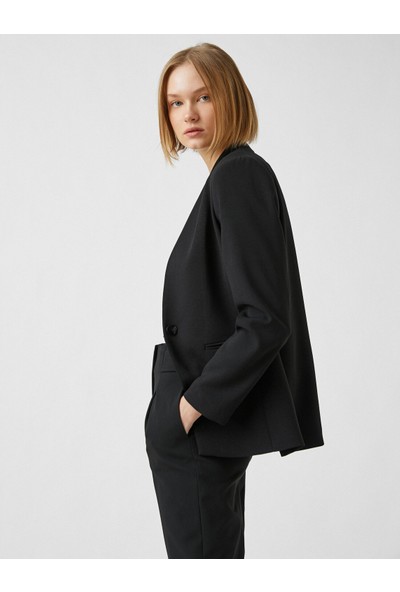 Koton V Yaka Blazer Ceket