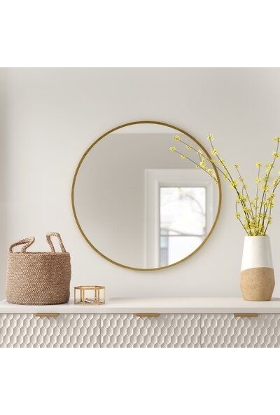 Effe Yapı Dekor Gold Metal Çerçeveli 60 cm Yuvarlak Ayna Effe Yapı Dekor Gold Metal Çerçeveli 60 cm Yuvarlak Ayna