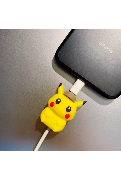 Aldım Geldi Kablo Koruyucu Kılıf Pikachu Desenli Her Telefona Uyumlu Saklayıc Aldım Geldi Kablo Koruyucu Kılıf Pikachu Desenli Her Telefona Uyumlu Saklayıc