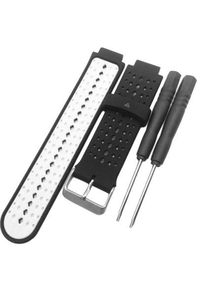 Yedek Fitness Watch Band Kemer Kayışı Garmin Forerunner 230 235 630 220 Siyah Beyaz Yedek Fitness Watch Band Kemer Kayışı Garmin Forerunner 230 235 630 220 Siyah Beyaz