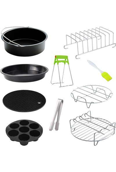 Dolity 10 Adet Hava Fritöz Aksesuarları Hava Fritöz Parçaları Pişirme Için Hava Fritöz Değiştirme 8 Inç Dolity 10 Adet Hava Fritöz Aksesuarları Hava Fritöz Parçaları Pişirme Için Hava Fritöz Değiştirme 8 Inç