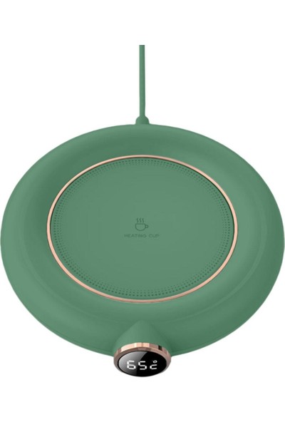 Elektrikli Kahve Kupa Isıtıcı Ofis Isıtıcı Bardak Isıtıcı 10 W Otomatik Kapatma Yeşil