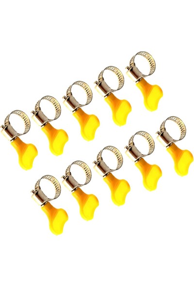 10 Paket Paslanmaz Çelik Ayarlanabilir Boyut Aralığı Solucan Dişli Hortum Kelepçesi, Yakıt 19-29MM 10 Paket Paslanmaz Çelik Ayarlanabilir Boyut Aralığı Solucan Dişli Hortum Kelepçesi, Yakıt 19-29MM