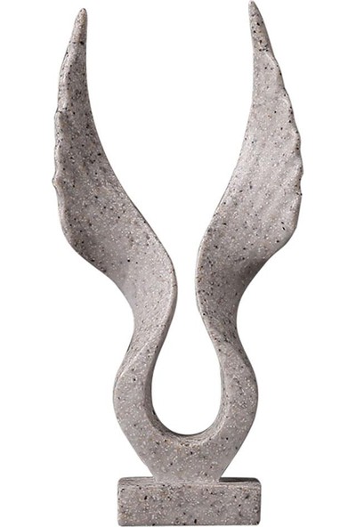 Nordic Kartal Kanat Heykeli Yayilim Kanat Heykelcik Heykel Ev Dekorasyon 7X2.2X14.5 cm