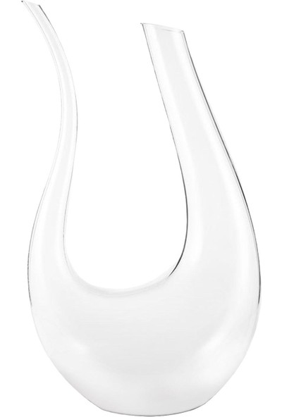 U-Şekilli Kristal Şarap Dekantörü Kurşunsuz Şarap Hediye Bar Ev Masaüstü Için 33.5X22 cm