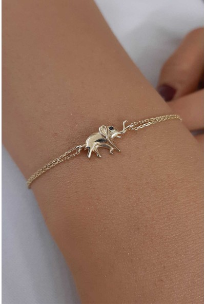 Fiyonk Kuyumculuk 14 Ayar Altın Fil Altın Bileklik