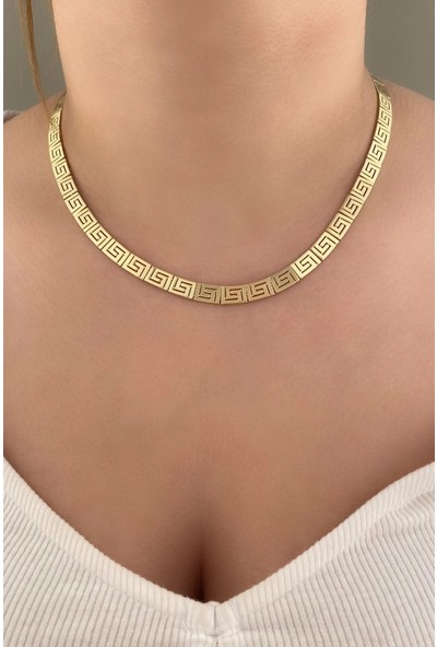 Fiyonk Kuyumculuk 14 Ayar Altın Greek Desenli Set (Kolye,bileklik) Fiyonk Kuyumculuk 14 Ayar Altın Greek Desenli Set (Kolye,bileklik)