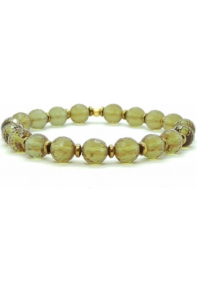 Kamus Zultanit Hematit Doğal Taş Kadın Bileklik