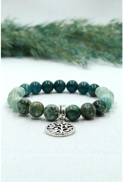 Kamus Afrika Turkuazı Amazonit Apatit Doğal Taş Kadın Bileklik Kamus Afrika Turkuazı Amazonit Apatit Doğal Taş Kadın Bileklik