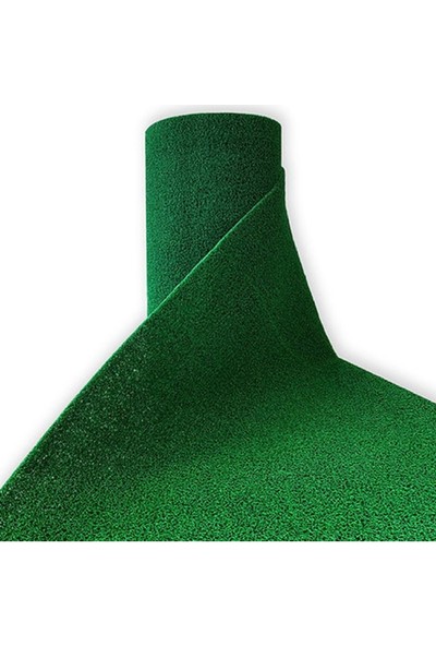 Özbalban Kıvırcık Paspas Kaymaz Paspas 14 Mm Yeşil Yolluk Antibakteriyal Hijyenik