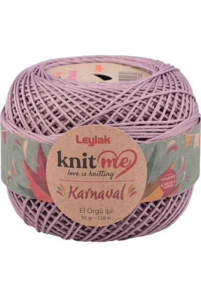Knit Me Karnaval El Örgü Ipi Lila 03403 50 Gr.