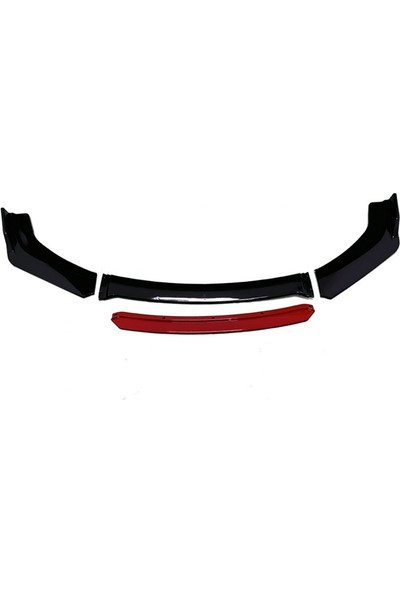 Yavaş Oto Fc5 Ön Lip Kırmızı 4 Parça