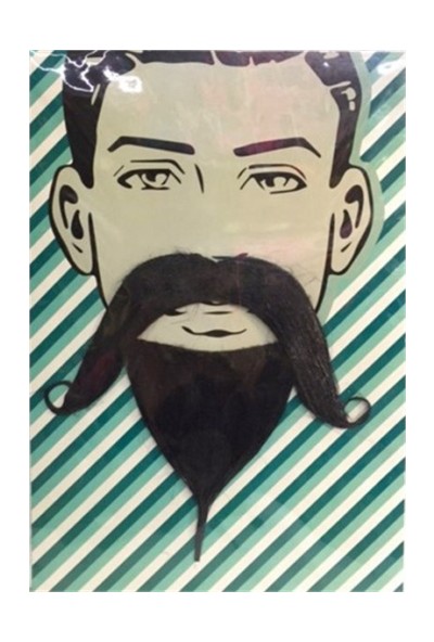 Myglobal Takma Sakal Filozof Sakalı - Siyah Myglobal Takma Sakal Filozof Sakalı - Siyah