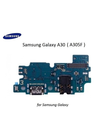 Myglobal Samsung Galaxy A30 SM-A305F Şarj Kulaklık Soket Mikrofon Bordu