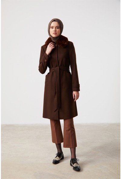 Tuğba Kaşe Kaban (BMT2083TB) Kahverengi