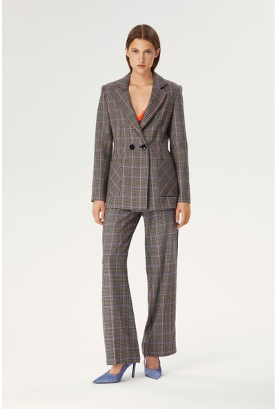 Exquise Ekose Ceket Orijinal