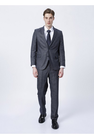 Altınyıldız Classics 4A3022100122 Mono Yaka Regular Fit Gri Erkek Takım Elbise