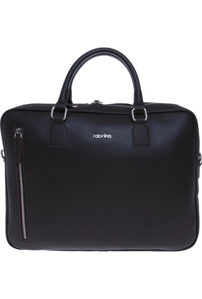 Fabrika 01Fb1017-Kh Kahve Erkek Fermuarlı Laptop Çantası