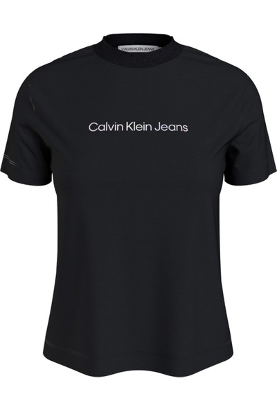 Calvin Klein J20J217713BEH Yuvarlak Yaka Normal Kalıp Siyah Kadın T-Shirt Calvin Klein J20J217713BEH Yuvarlak Yaka Normal Kalıp Siyah Kadın T-Shirt