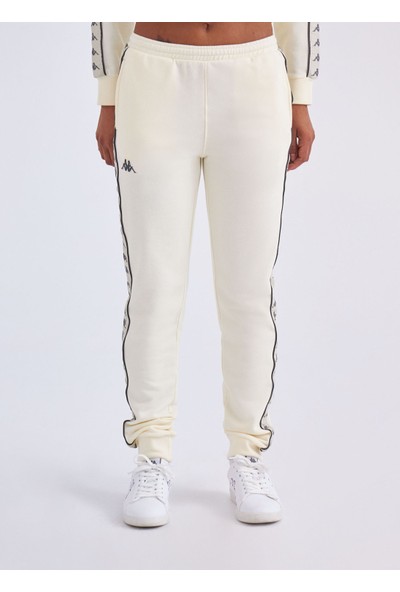 222 Banda Charny Kadın Bej-Gri Regular Fit Eşofman Altı