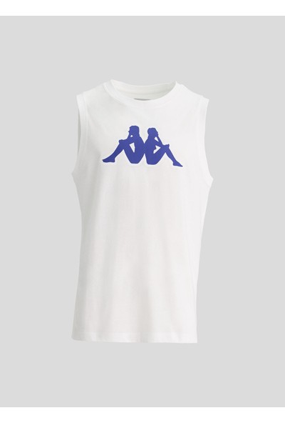 Kappa 331F7DWA0B M Logo Dwal Bisiklet Yaka Regular Fit Düz Beyaz Erkek Atlet Kappa 331F7DWA0B M Logo Dwal Bisiklet Yaka Regular Fit Düz Beyaz Erkek Atlet