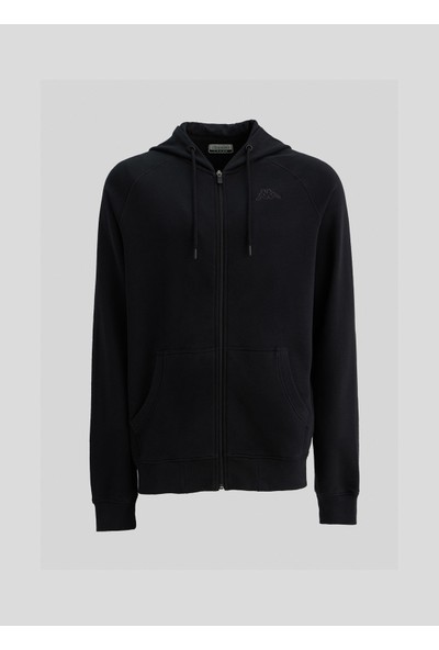 Kappa 321G7KW005 M Logo Jackus Slim Kapüşonlu Slim Fit Düz Siyah Erkek Zip Ceket Kappa 321G7KW005 M Logo Jackus Slim Kapüşonlu Slim Fit Düz Siyah Erkek Zip Ceket