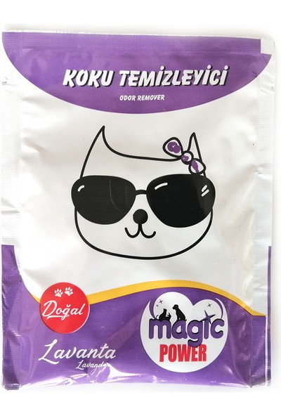 Magic Power Kedi Kumu Koku Giderici 25 gr Lavanta Magic Power Kedi Kumu Koku Giderici 25 gr Lavanta