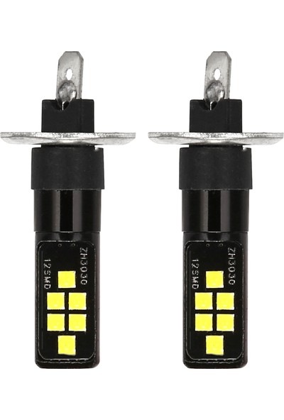Shuai Yan 2 Adet H1 Araba LED 12V-24V 12SMD Ampul 3030 Chipset, W5W BULB194 Sis Farları Beyaz Için LED Ampul (Yurt Dışından) Shuai Yan 2 Adet H1 Araba LED 12V-24V 12SMD Ampul 3030 Chipset, W5W BULB194 Sis Farları Beyaz Için LED Ampul (Yurt Dışından)