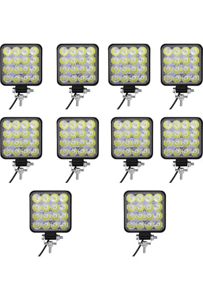 Shuai Yan 10 Adet Araba Çalışma Işığı 48 W 16LED Işık Çubuğu Mını Sürüş Sis Lambaları Suv Atv Off-Road Için Süper Parlak Çatı Spot (Yurt Dışından) Shuai Yan 10 Adet Araba Çalışma Işığı 48 W 16LED Işık Çubuğu Mını Sürüş Sis Lambaları Suv Atv Off-Road Için Süper Parlak Çatı Spot (Yurt Dışından)