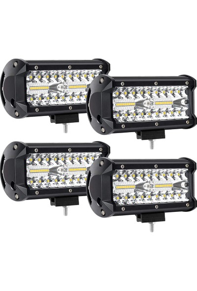 Shuai Yan 4 x 240W 7ınch LED Işık Çubuğu 24000LM LED Spot Sel Combo Işın Suv Utv Pickup Boat Için Su Geçirmez Off Road Çalışma Işığı (Yurt Dışından) Shuai Yan 4 x 240W 7ınch LED Işık Çubuğu 24000LM LED Spot Sel Combo Işın Suv Utv Pickup Boat Için Su Geçirmez Off Road Çalışma Işığı (Yurt Dışından)