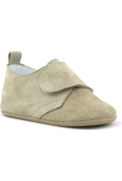 Hapshoe Kids Deri Vizon Cırtlı Bebek Patik