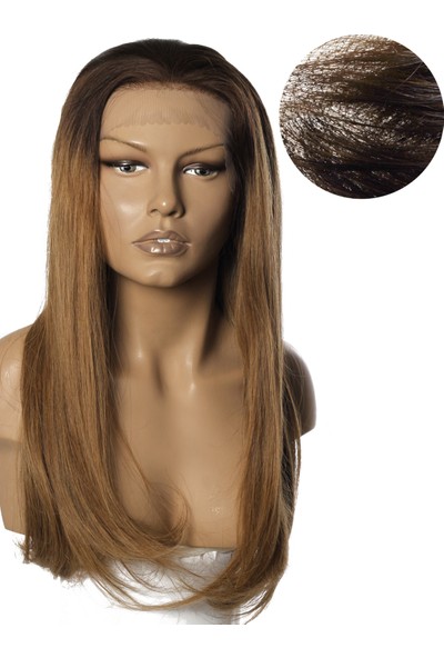 Aytuğ Peruk Doğal Saç Medikal Tül Peruk - Lace Front - Küllü Kumral - Hhı-1822-4-6 Aytuğ Peruk Doğal Saç Medikal Tül Peruk - Lace Front - Küllü Kumral - Hhı-1822-4-6